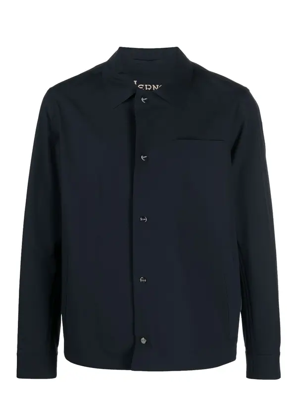 Herno Plain Shirt Jacket - Blue