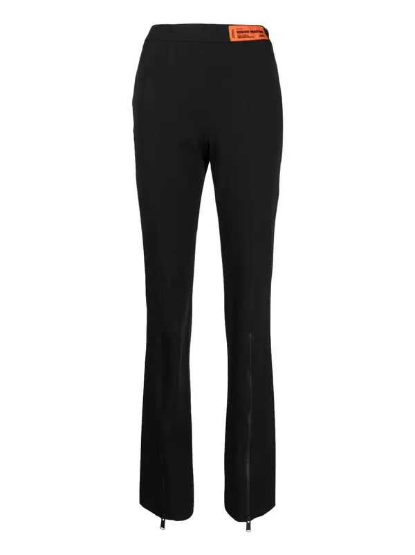 Heron Preston Zipped-ankle Tailored Trousers - Black
