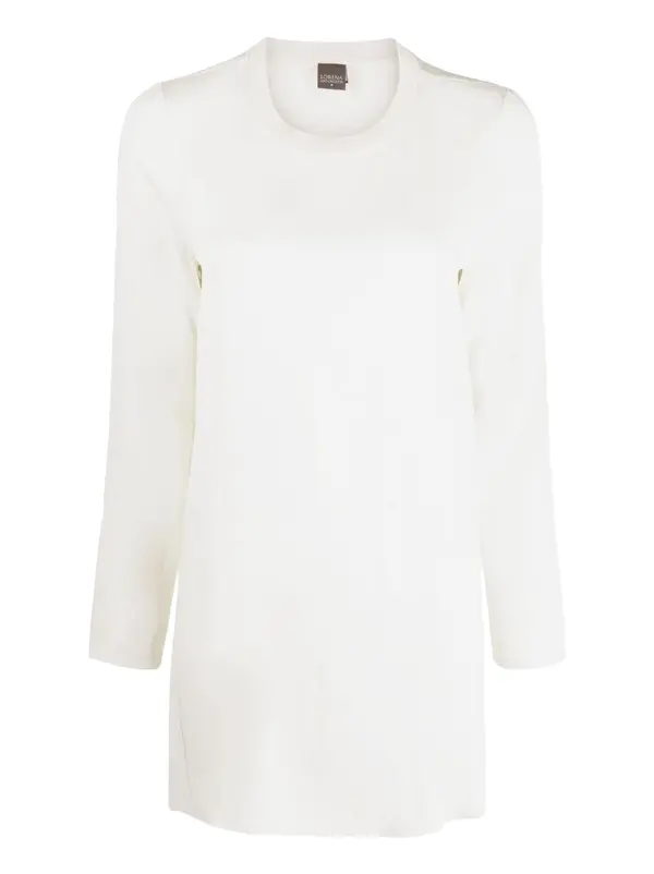 Lorena Antoniazzi Long-sleeve Tunic Top - White
