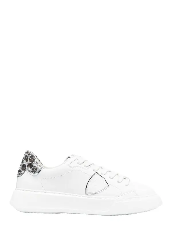 Philippe Model Logo-patch Low-top Sneakers - White