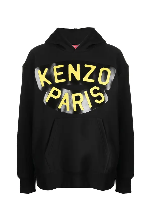 Kenzo Sailor Cotton Hoodie - Black