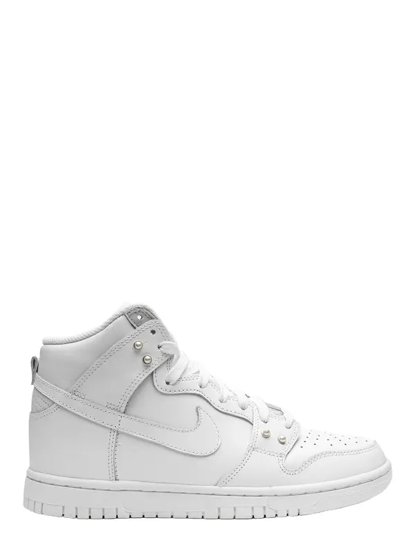 Nike Dunk High Leather Sneakers - White