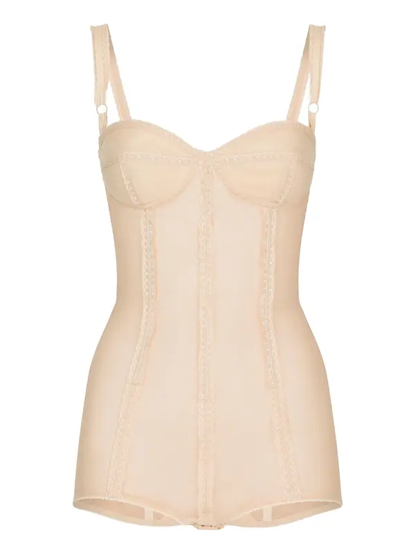 Dolce & Gabbana Bustier Bodysuit - Neutrals