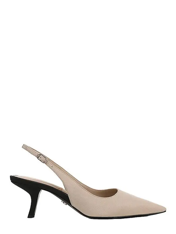 Sam Edelman Bianka Slingback Kitten Heels - Ivory