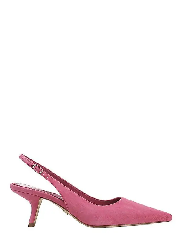 Sam Edelman Bianka Slingback Kitten Heels - Medium Pink