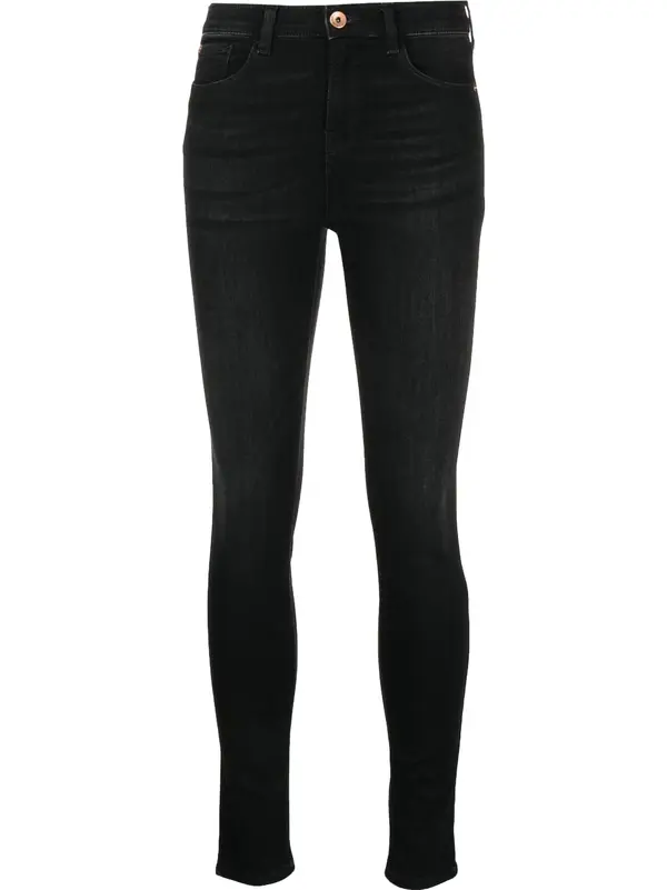 Emporio Armani Skinny-cut Jeans - Black