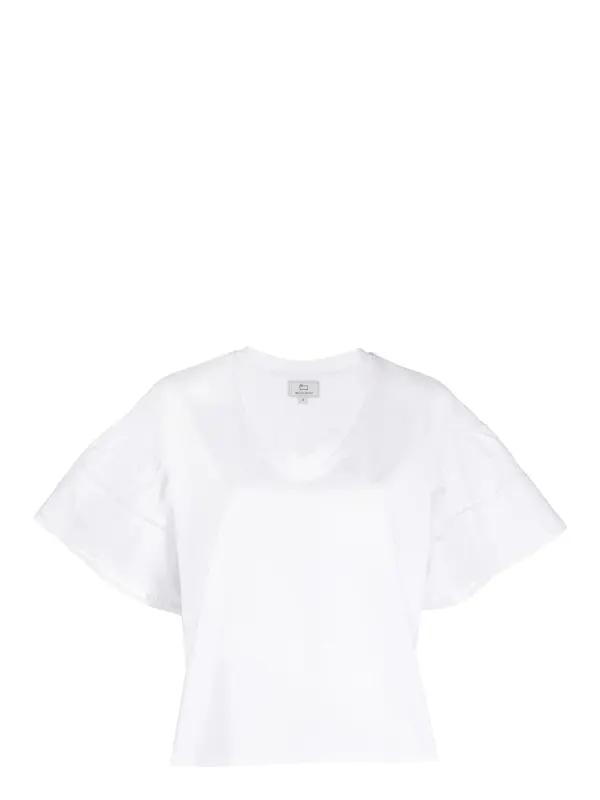 Woolrich Puff-sleeve T-shirt - White