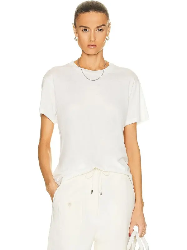 Eterne Short Sleeve Boyfriend Tee - Ivory