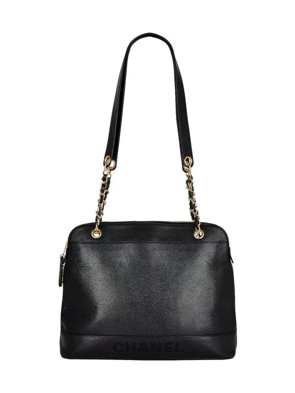 Chanel Caviar Tote Bag - Black