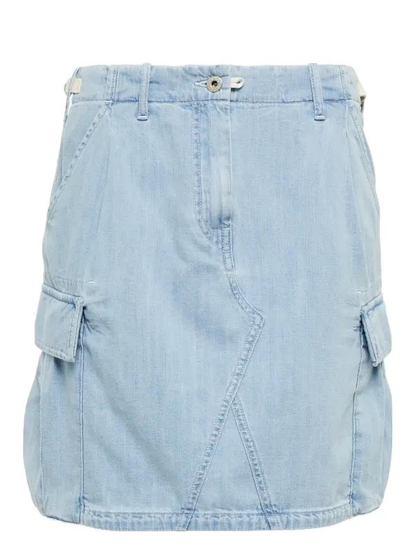 Kenzo Denim Mini Skirt - Blue