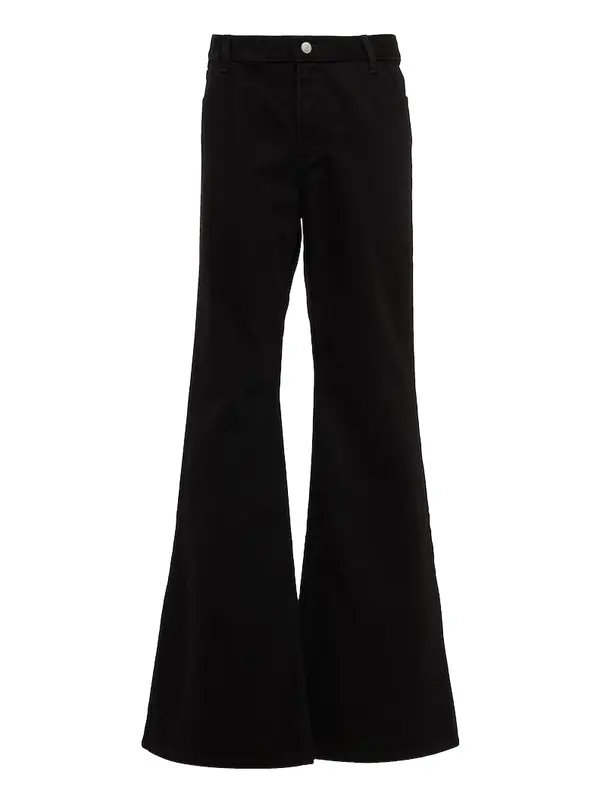 Magda Butrym Low-rise Flared Jeans - Black
