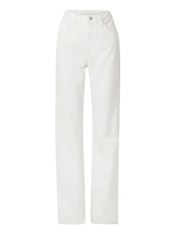 NILI LOTAN Mitchell High-rise Jeans - Cream