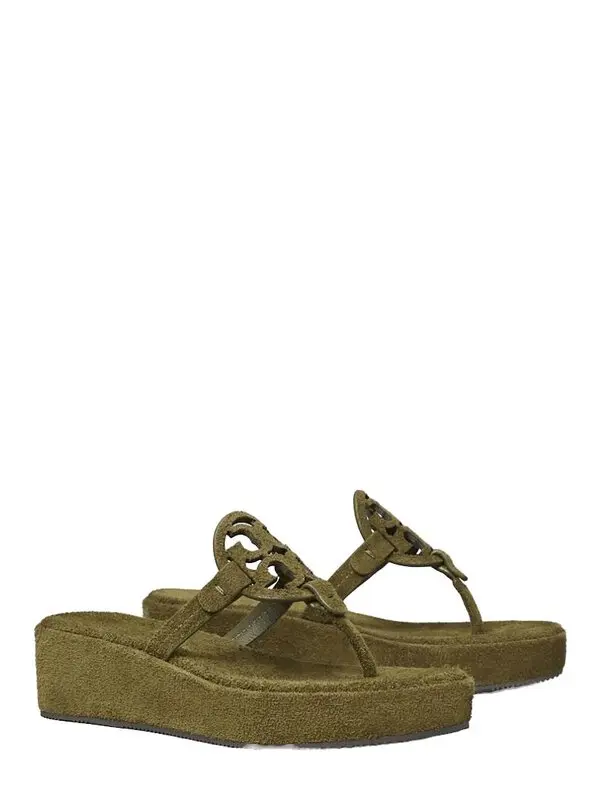 Tory Burch Miller Wedge Sandal - Wild Olive
