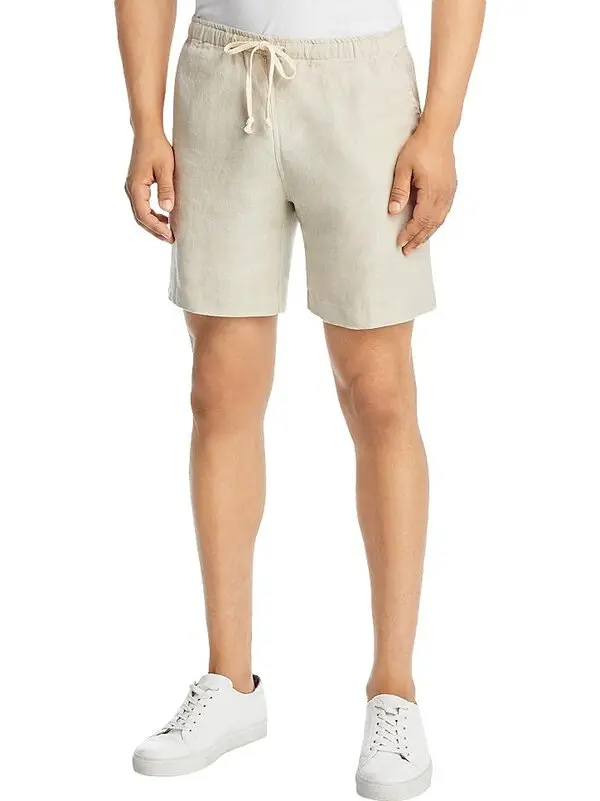 ALEX CRANE Bo Linen Shorts - Bone