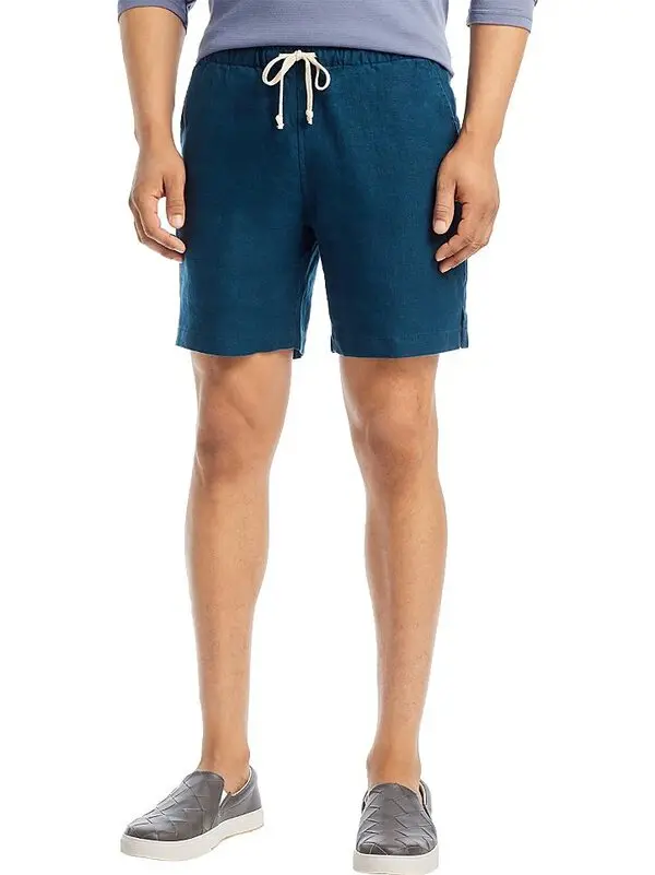 ALEX CRANE Bo Linen Shorts - Dusk