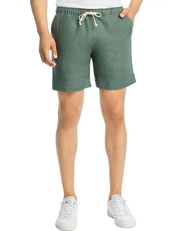 ALEX CRANE Bo Linen Shorts - Pine