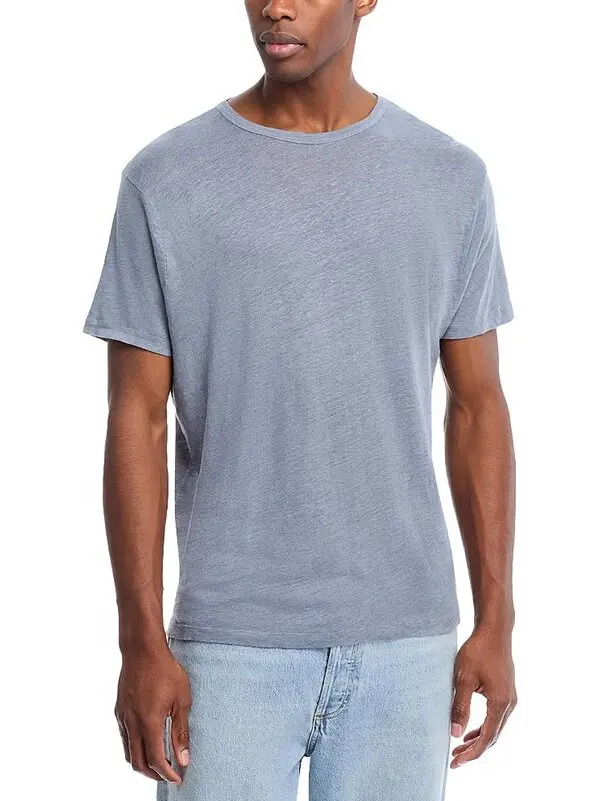 ALEX CRANE Sun Regular Fit Linen Tee - Wave