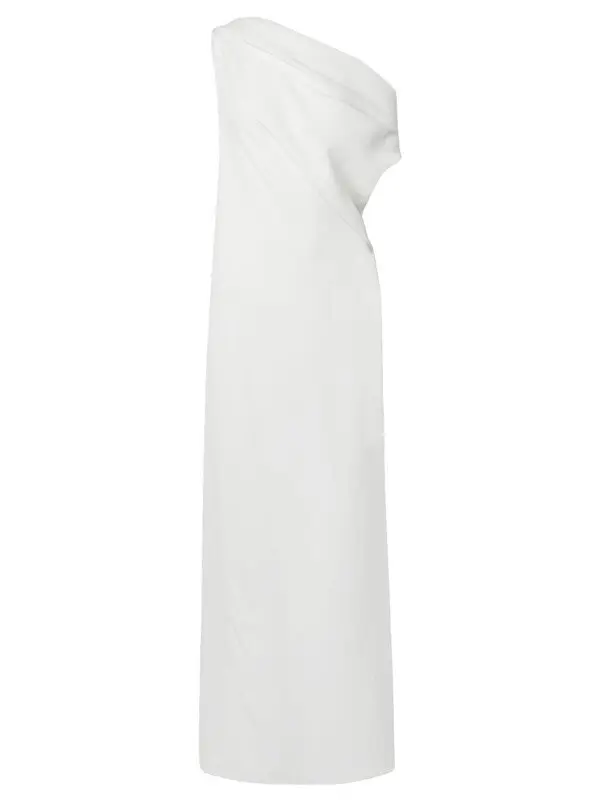 THE ROW Bamaris One-shoulder Maxi Dress - Off-white