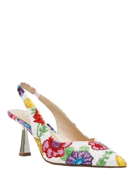 Betsey Johnson Clark Slingback Pumps - Bright Multi