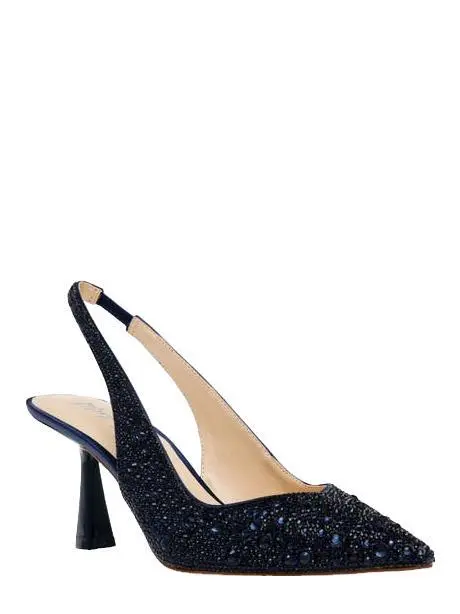 Betsey Johnson Clark Slingback Pumps - Navy