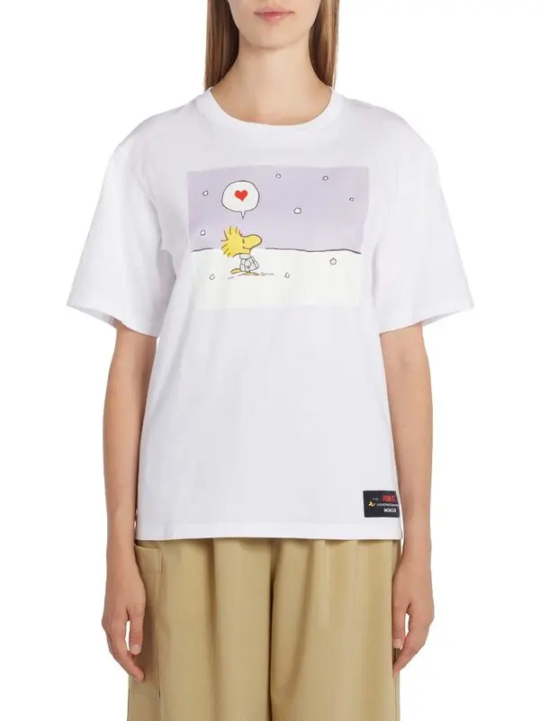 Moncler X Peanuts® Woodstock Graphic Tee - White