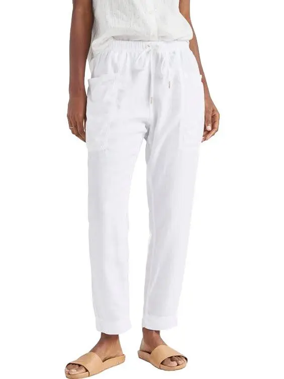 Splendid Gia Drawstring Pants - White