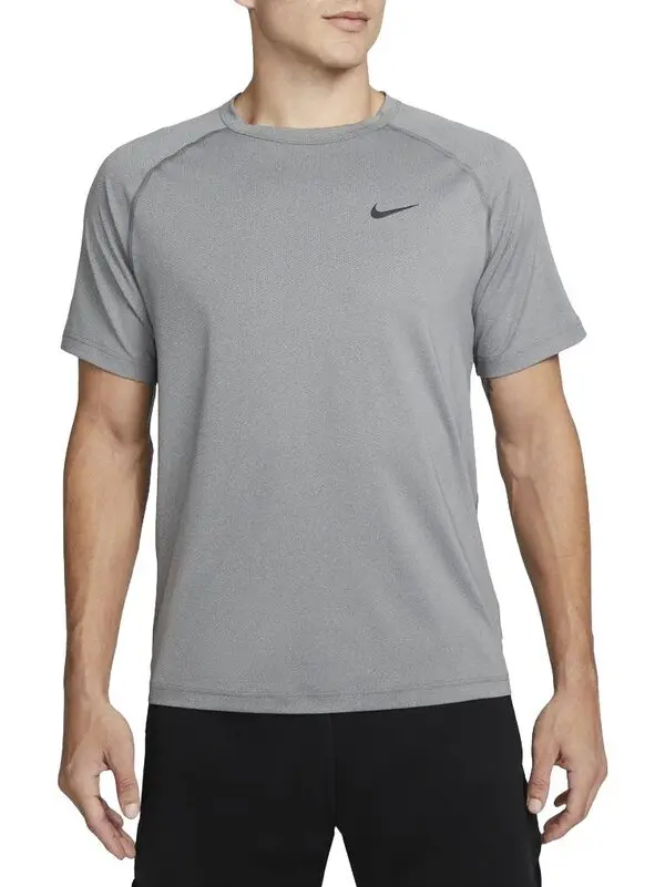 Nike Dri-fit Ready Training T-shirt - 084 Smoke Grey/heather/black