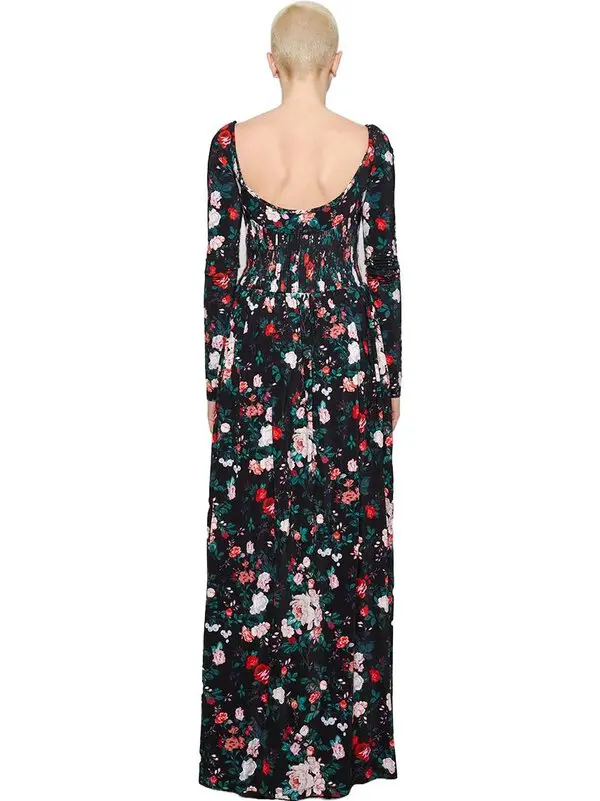 Rabanne Maxi Dress - Black Rose