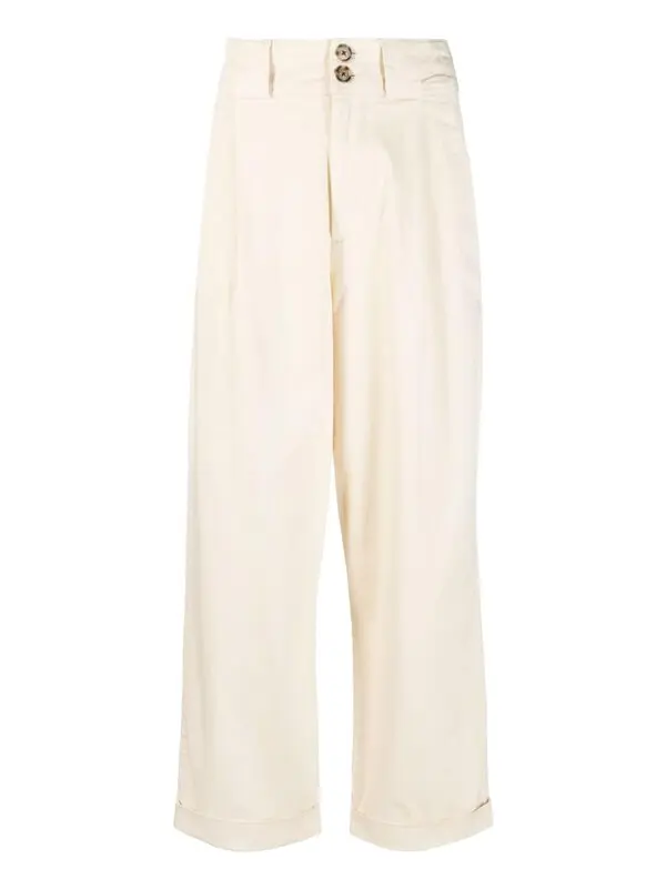 Woolrich High-waisted Tailored Trousers - Neutrals