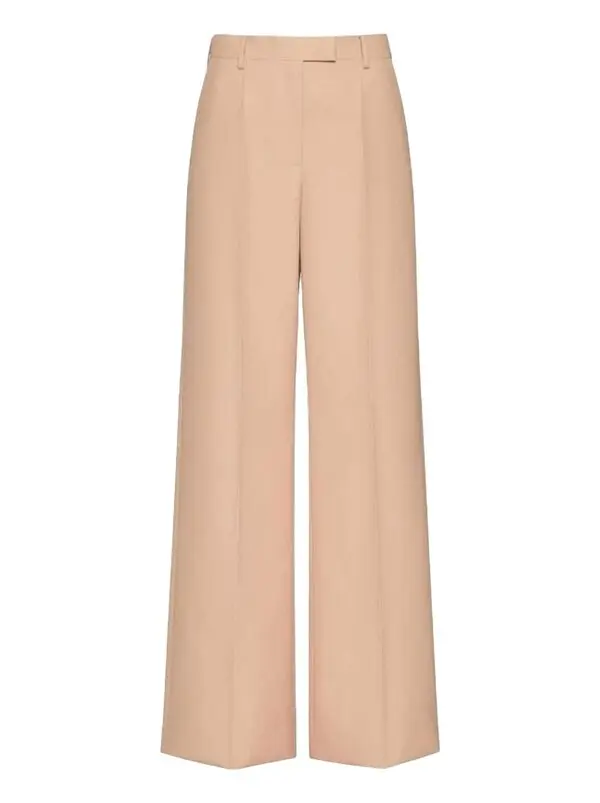 Valentino Garavani High-waist Wide Leg Trousers - Neutrals