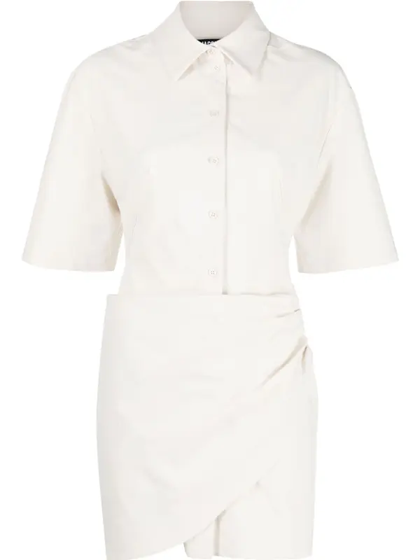 Jacquemus La Robe Camisa Shirt Dress - Neutrals