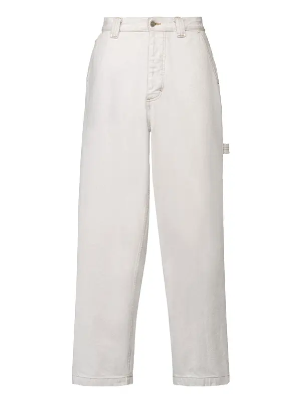 MAISON MARGIELA Selvedge Straight-leg Jeans - White