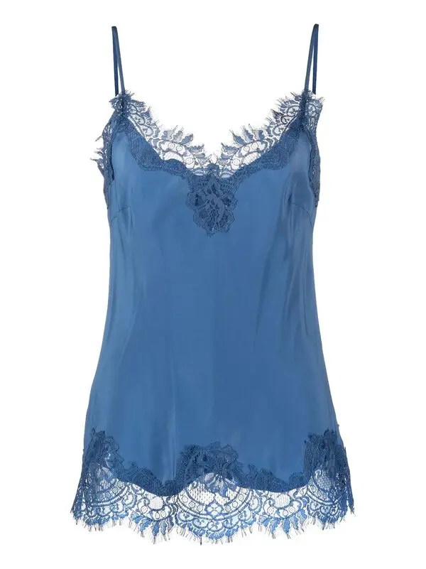 Gold Hawk Claire Coco Lace Camisole - Blue