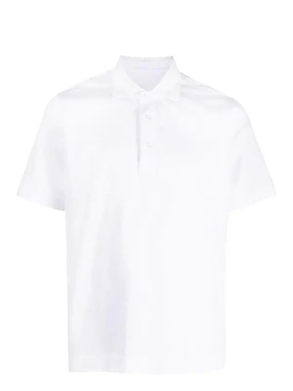 CIRCOLO 1901 Short-sleeve Cotton Polo Shirt - White
