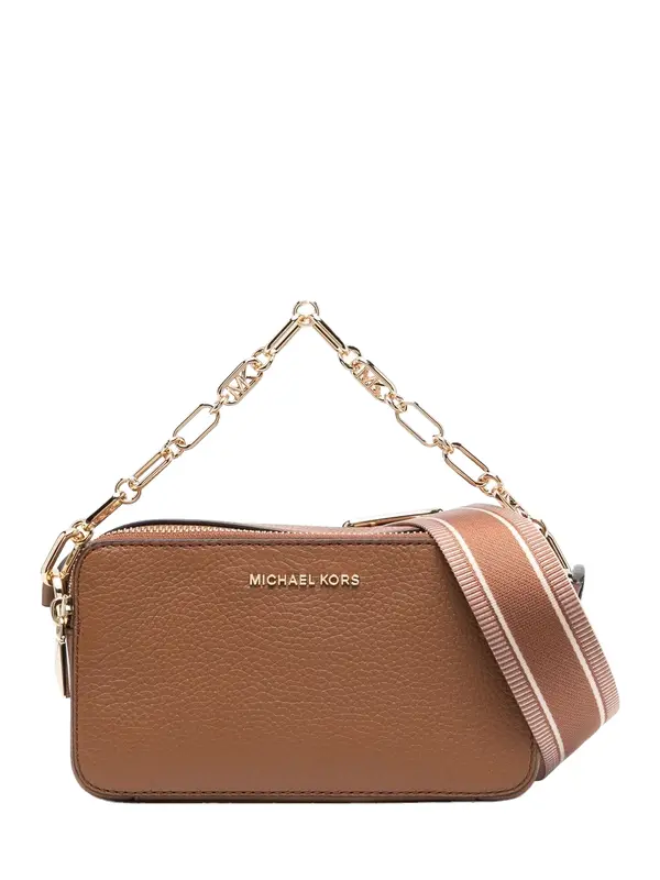 Michael Kors Leather Crossbody Bag - Brown