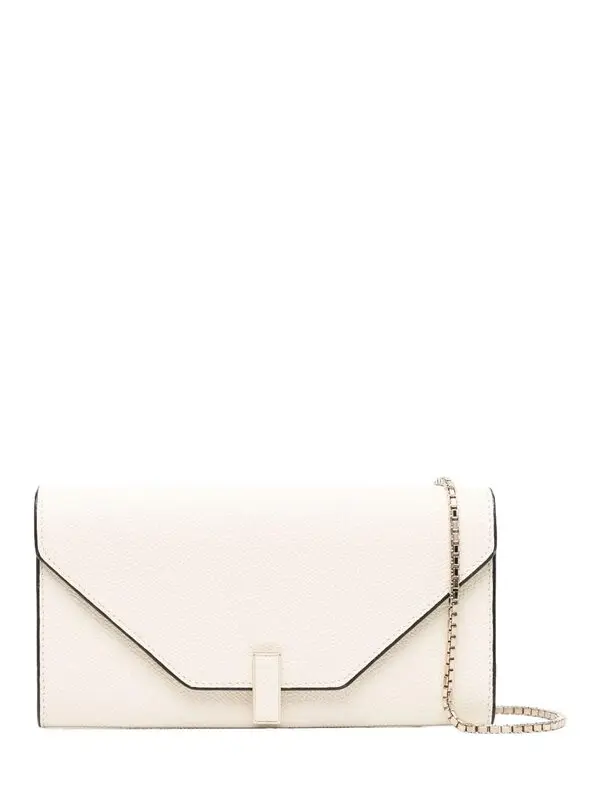 VALEXTRA Chain-strap Shoulder Bag - White
