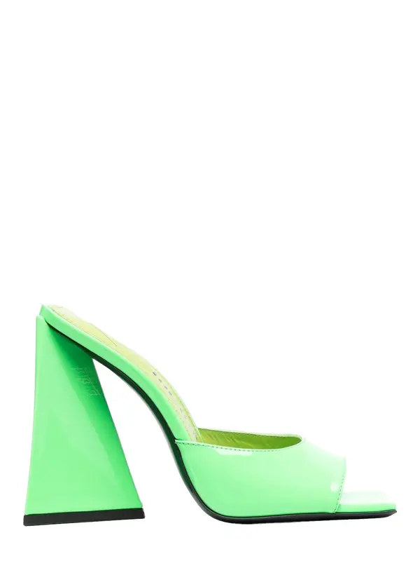 Attico Devon 115mm Mules - Green