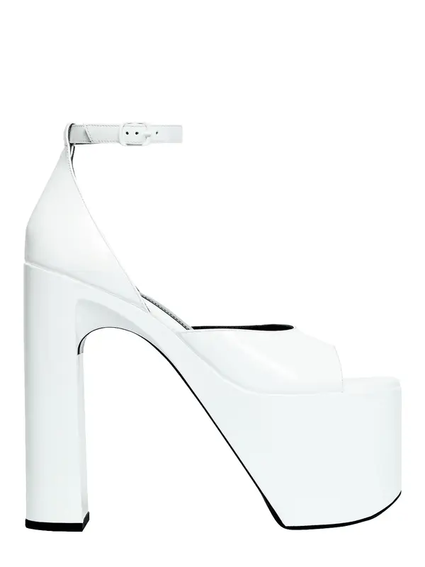 Balenciaga Camden 160mm Platform Sandals - White