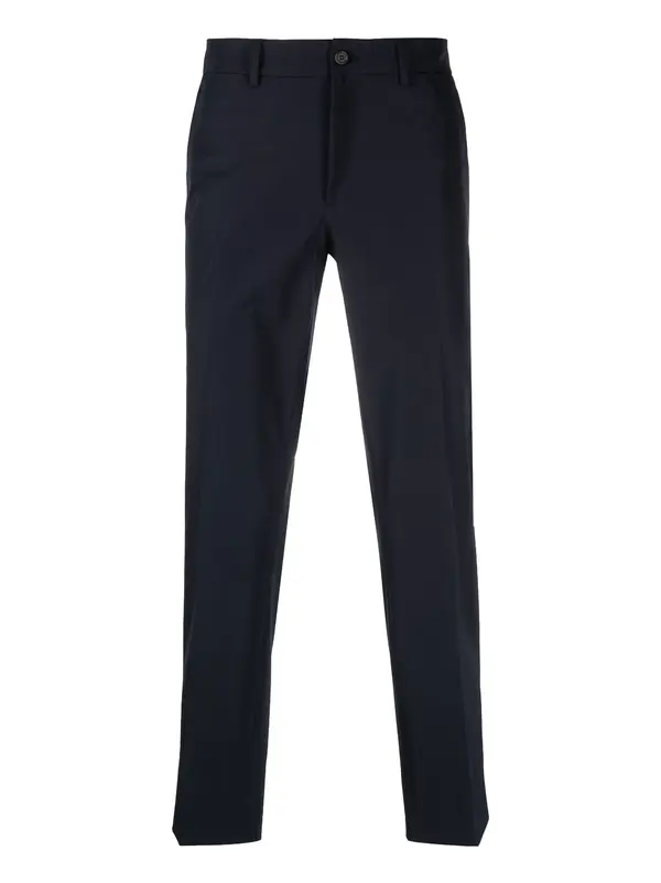 Prada Cropped Tailored Trousers - Blue
