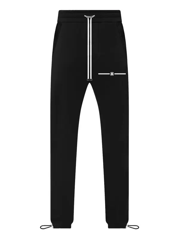 Amiri Logo-print Cotton Track Pants - Black