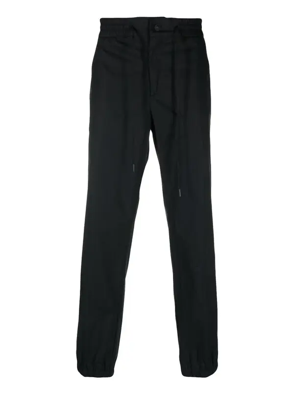 Versace Logo-patch Trousers - Black