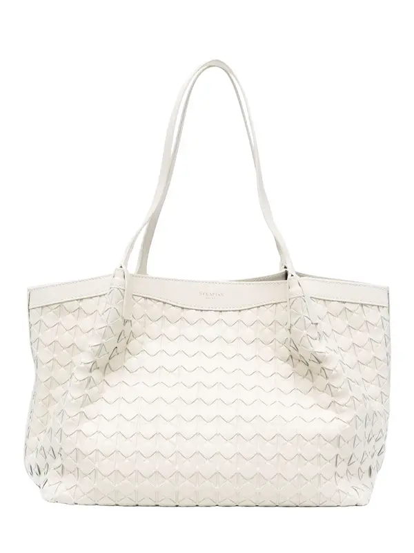 SERAPIAN Mini Secret Mosaico Handbag - Neutrals