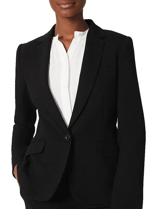 HOBBS LONDON Ophelia Single Button Blazer - Black