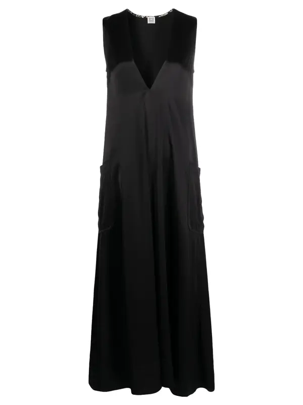 TOTEME Shift Long Dress - Black