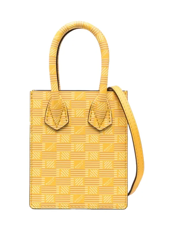 Moreau Logo-print Leather Shoulder Bag - Yellow