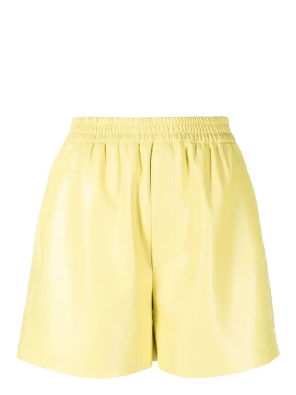 Nanushka Elasticated Waist Shorts - Yellow