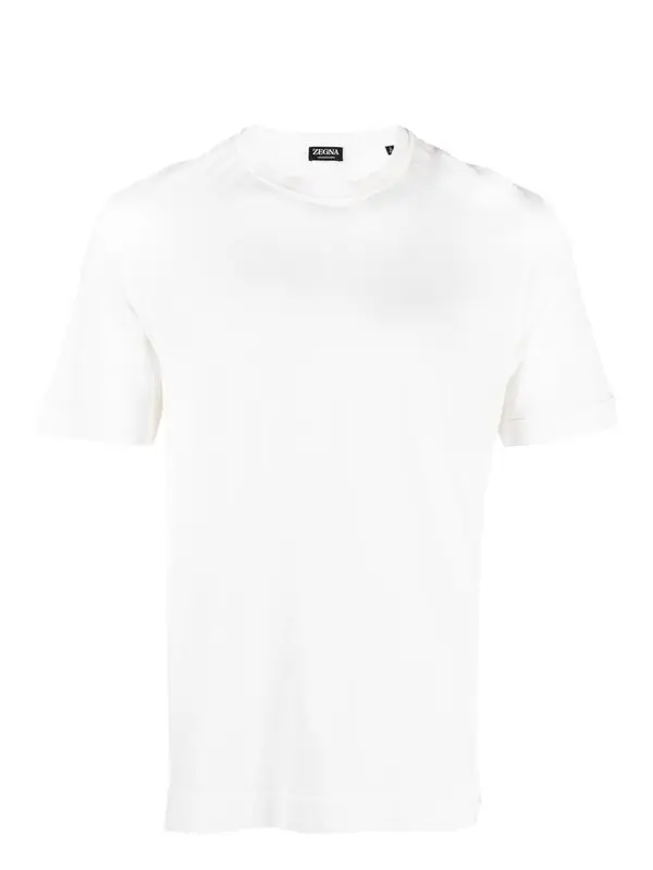 Zegna Rear-patch T-shirt - White