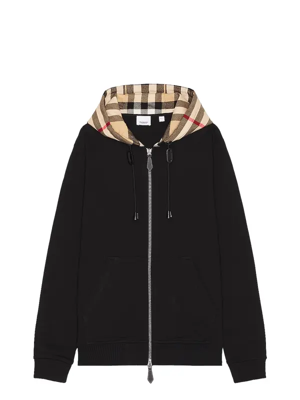 Burberry Samuel Zip Hoodie - Black