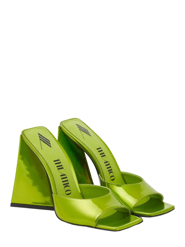 Attico Devon Mules - Green
