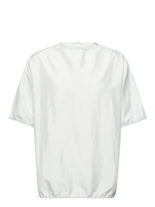JIL SANDER Blouson Silk Blend T-shirt - Green